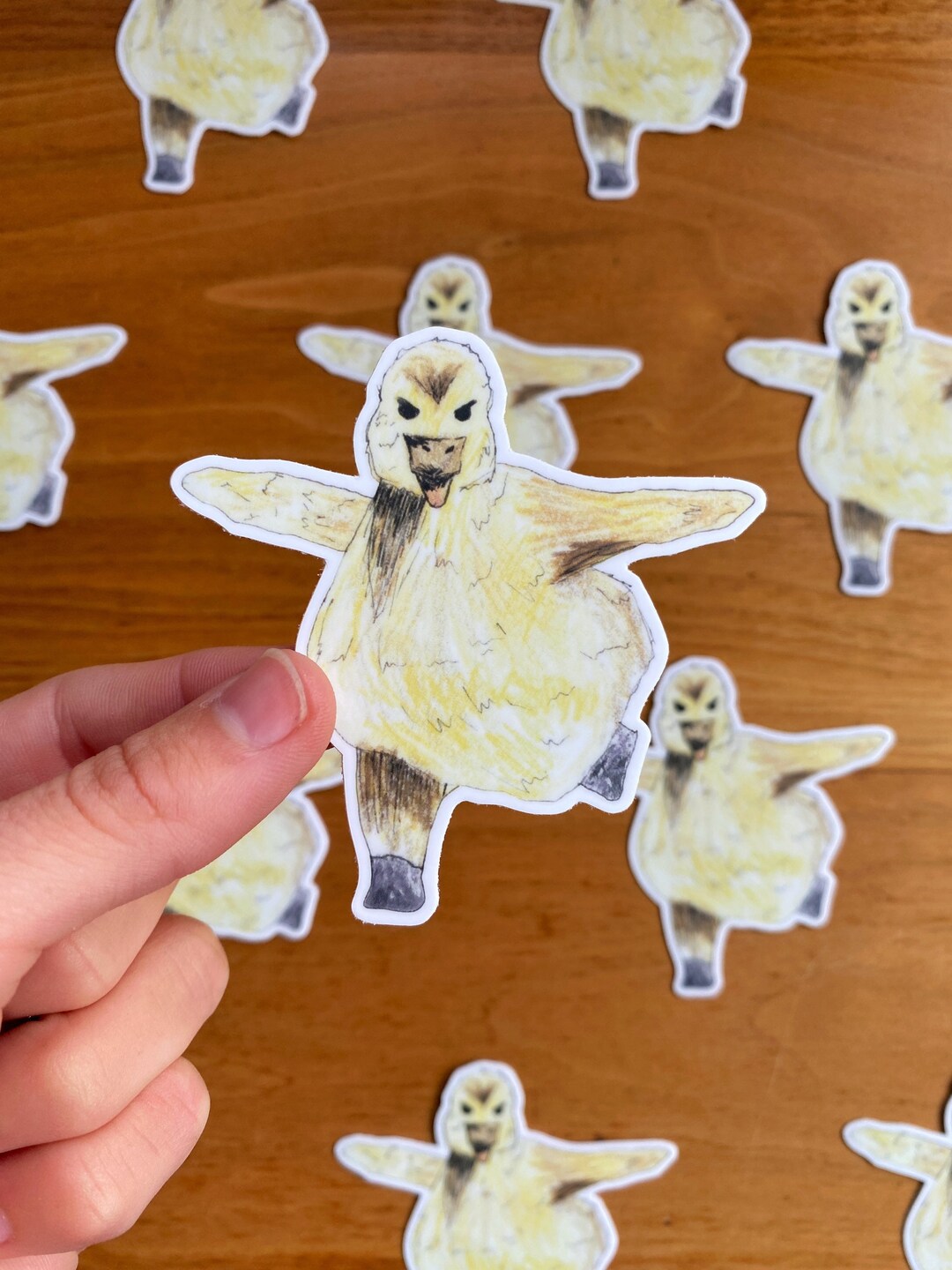 Baby Duck Stickers | 3”x3” | Bird Art Sticker | Watercolor Animal ...