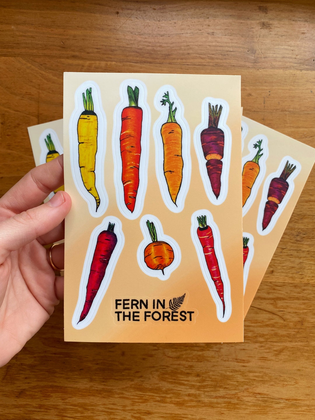 Carrot Sticker Sheets | 4" X 6" Sticker Sheets | Vinyl Stickers Sheet ...