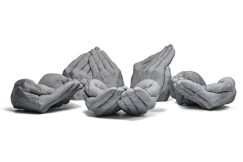 Concrete Hands Home Decoration | Beton Art Gift - Etsy