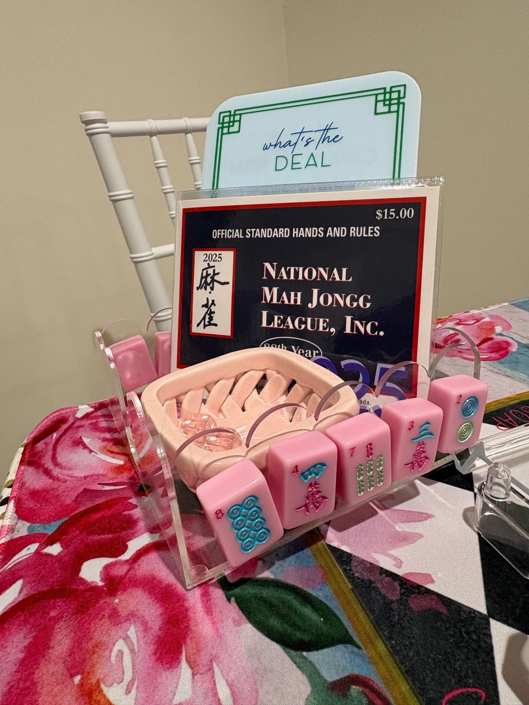 Mahjong Acrylic Trinket Box - Etsy