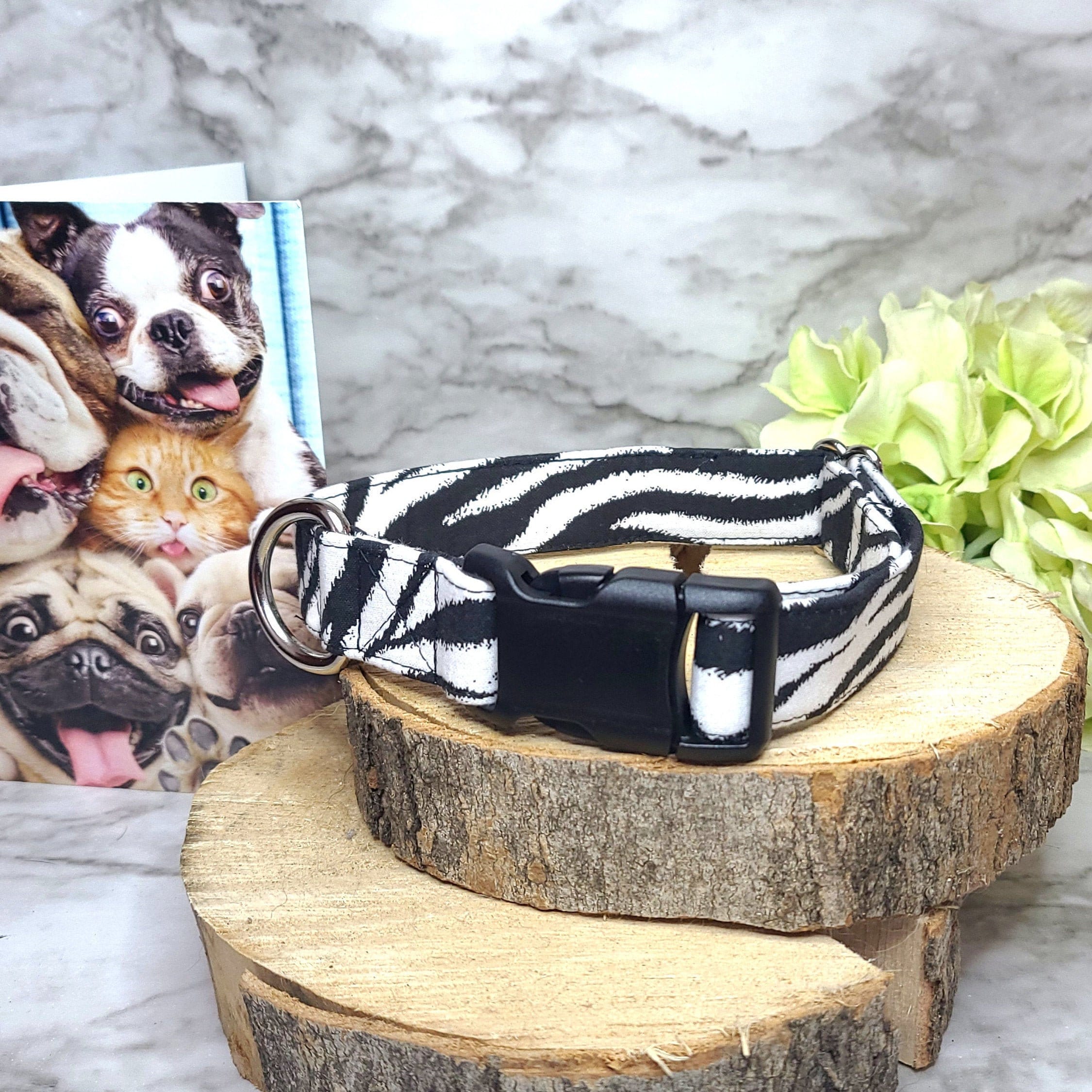 Zebra Dog Collar Zebra Collar Zebra Harness Animal Print | Etsy