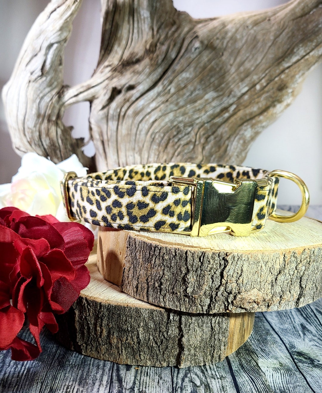 Leopard Dog Collar Cheetah Dog Collar Leopard Dog Leash - Etsy