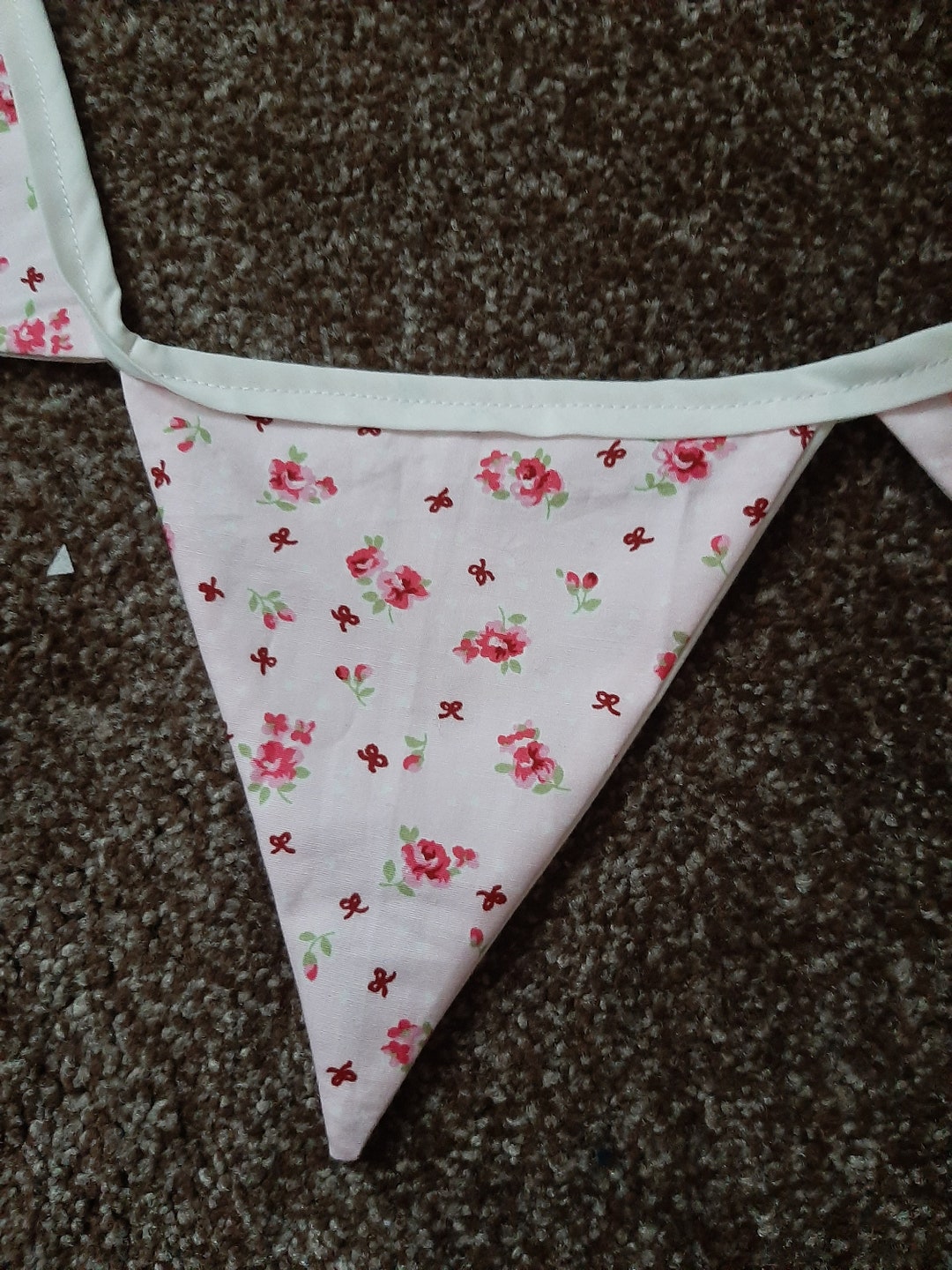 Floral Flowers Bunting, Banner Garland, Bunting Flags, Nursery Bunting ...