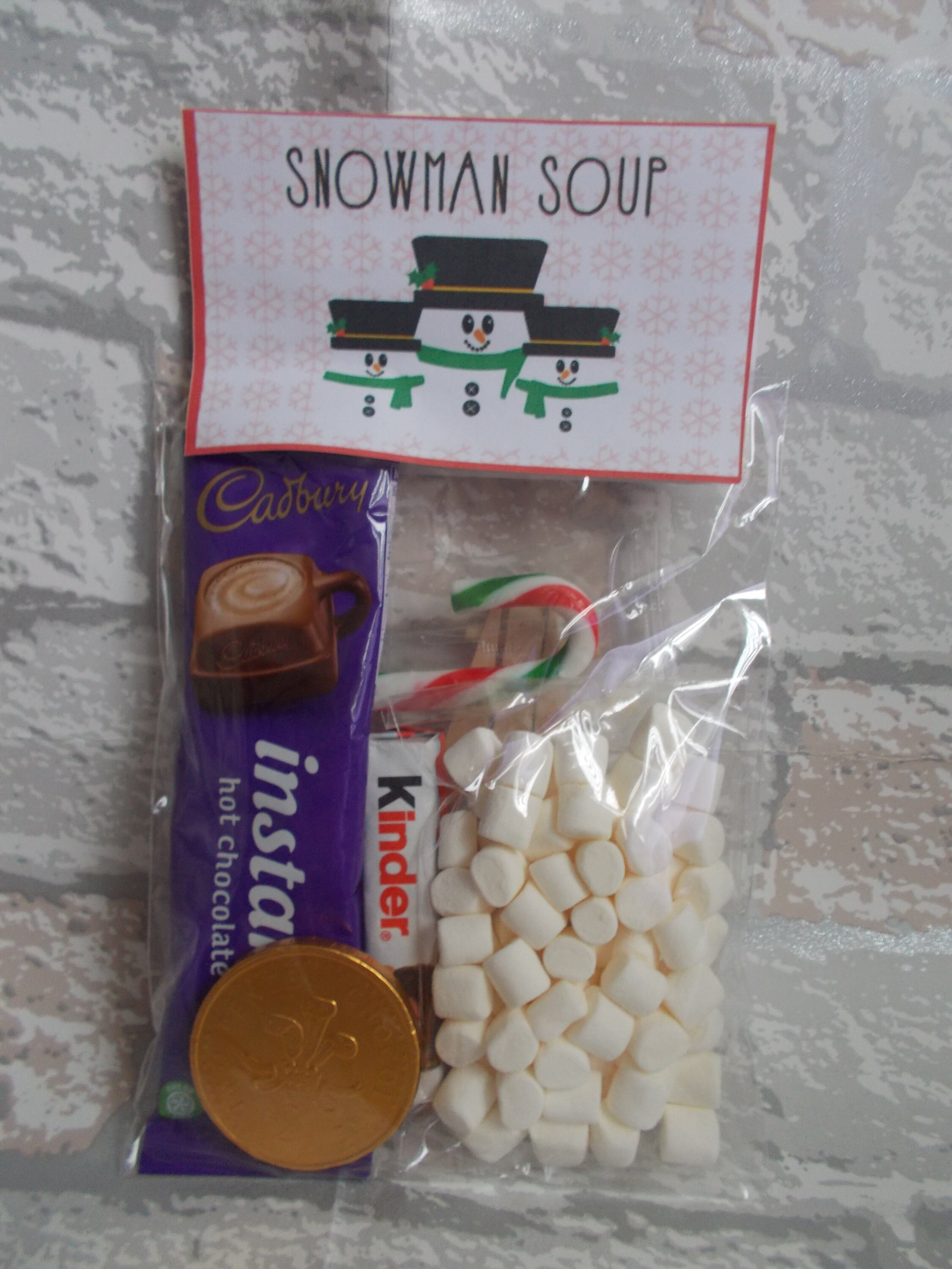 Snowman Soup Kit: Novelty Hot Chocolate Christmas Eve Box - Etsy UK