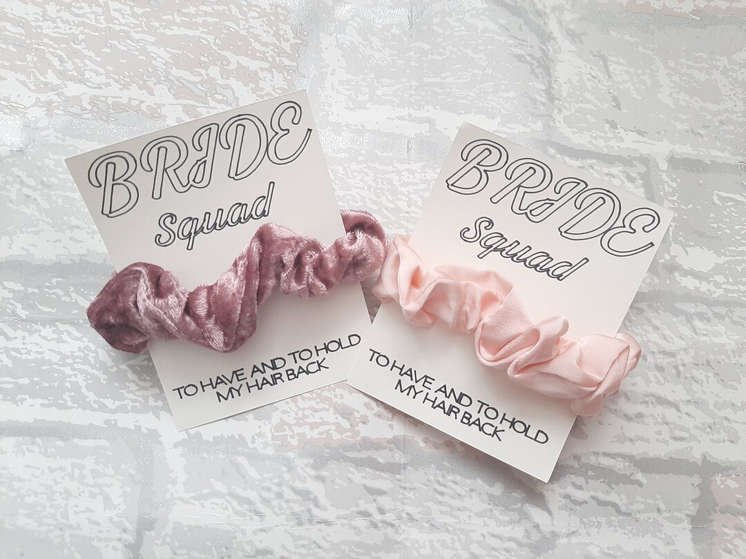 Hen Party Gift, Bride Squad, Hen Party Scrunchies, Hen Do Favours, Hen ...