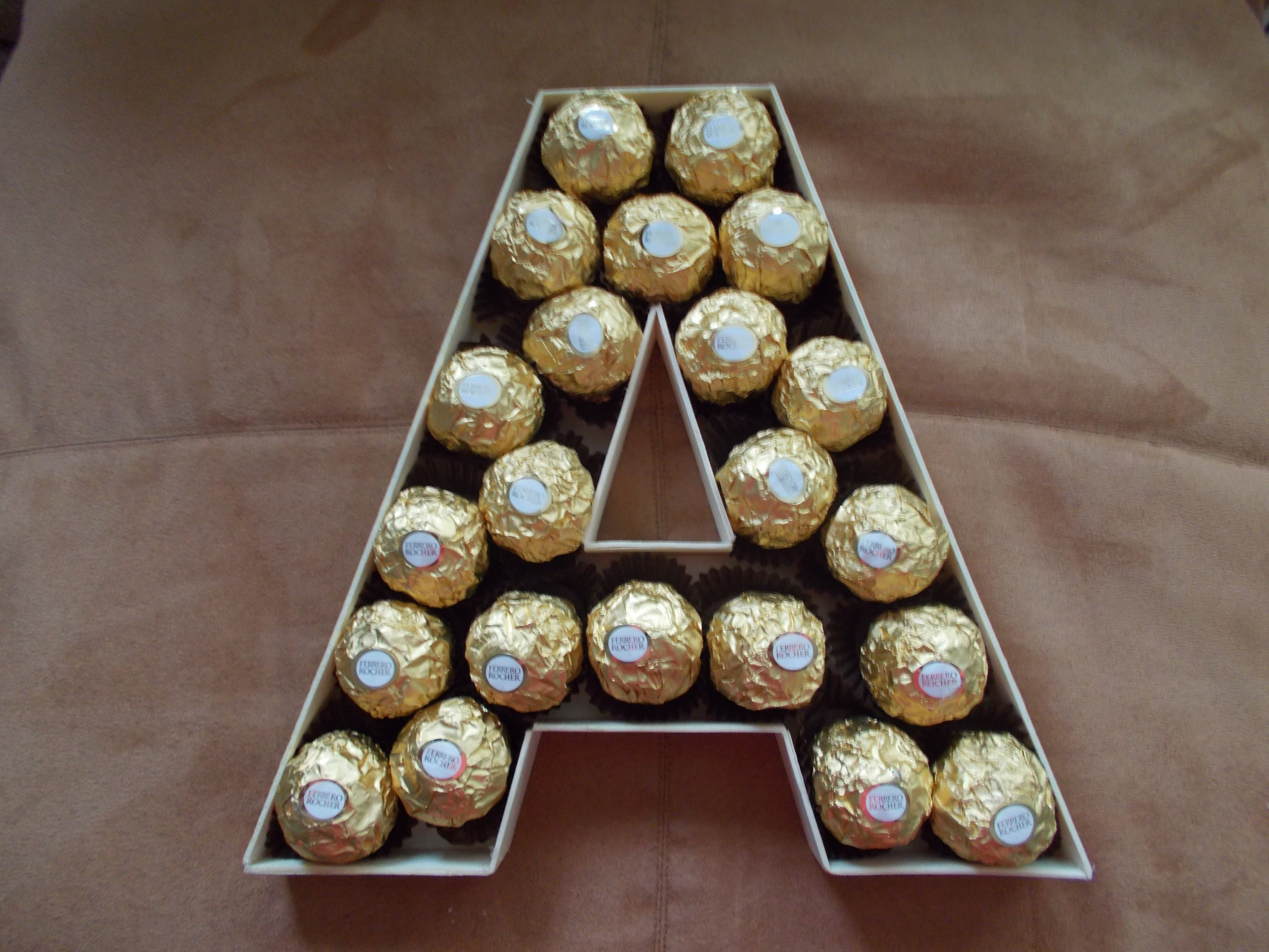 Personalized Ferrero Rocher Chocolate Letter Gift - Etsy UK