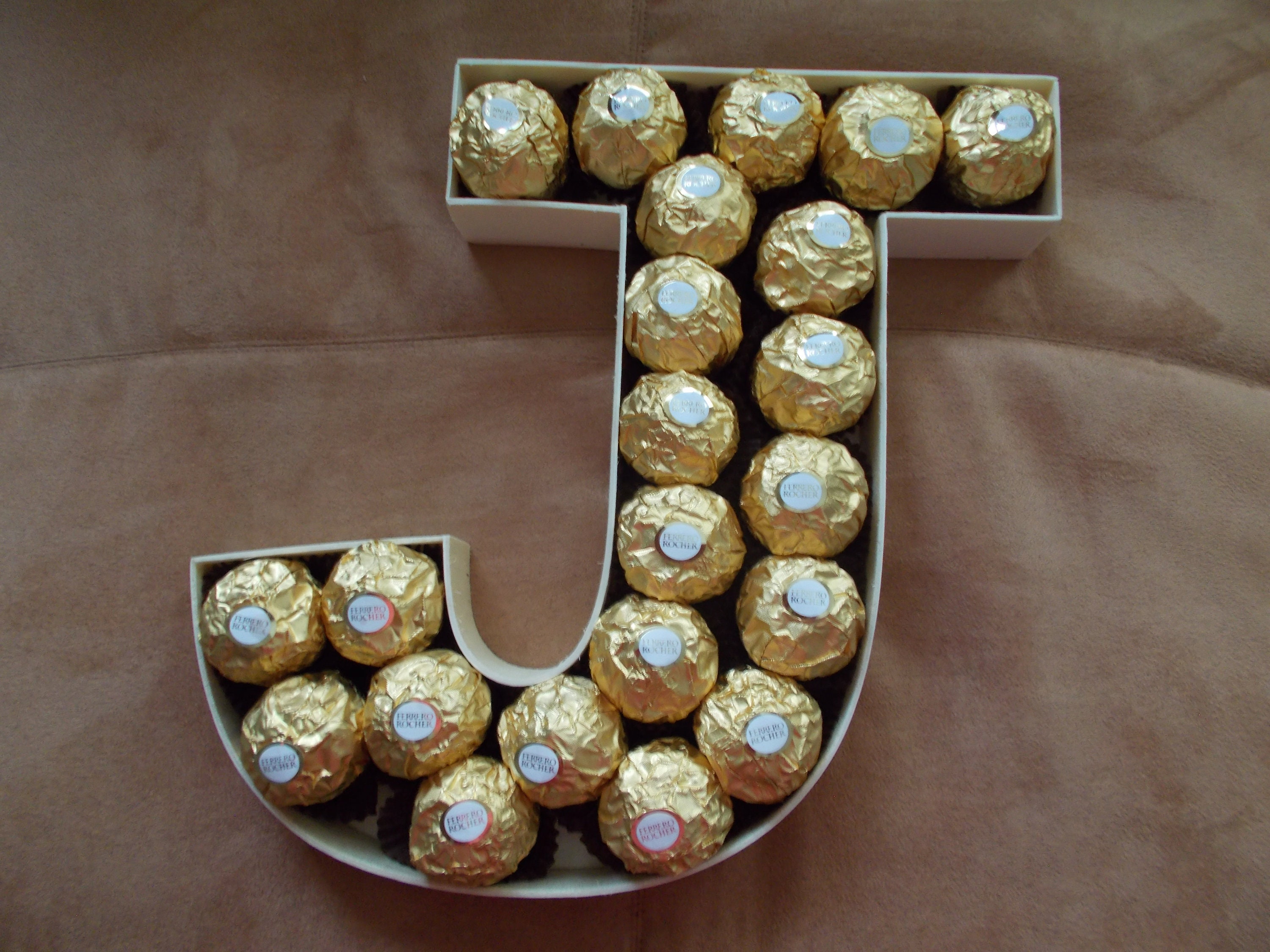 Personalized Ferrero Rocher Chocolate Letter Gift - Etsy UK