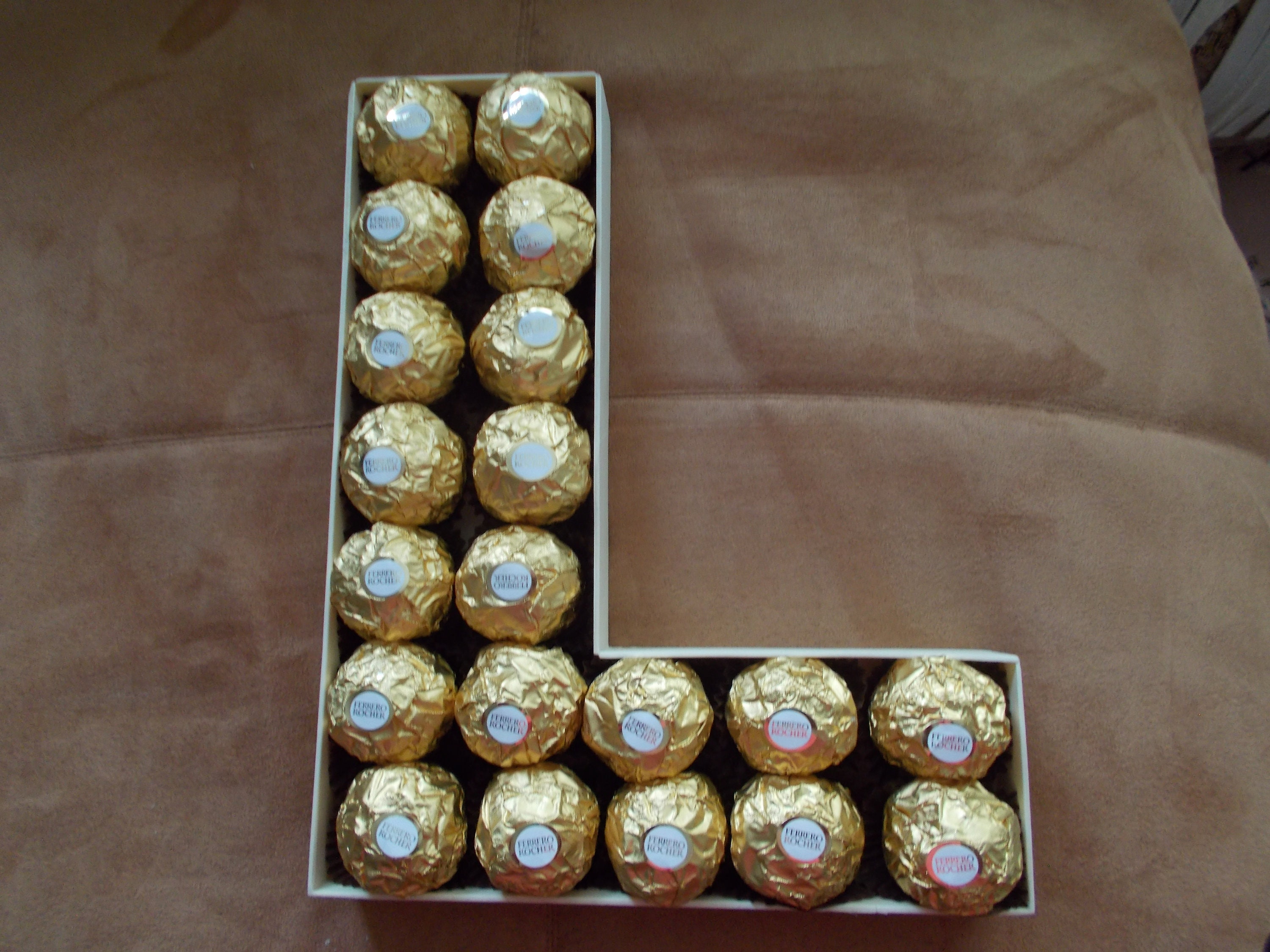 Personalized Ferrero Rocher Chocolate Letter Gift - Etsy UK