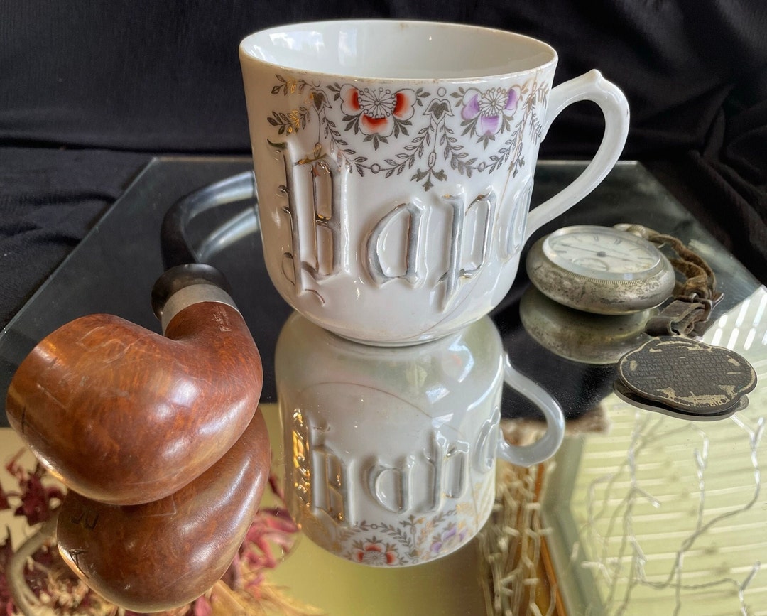 Vintage papa Cup Father's Day Shaving Mug - Etsy