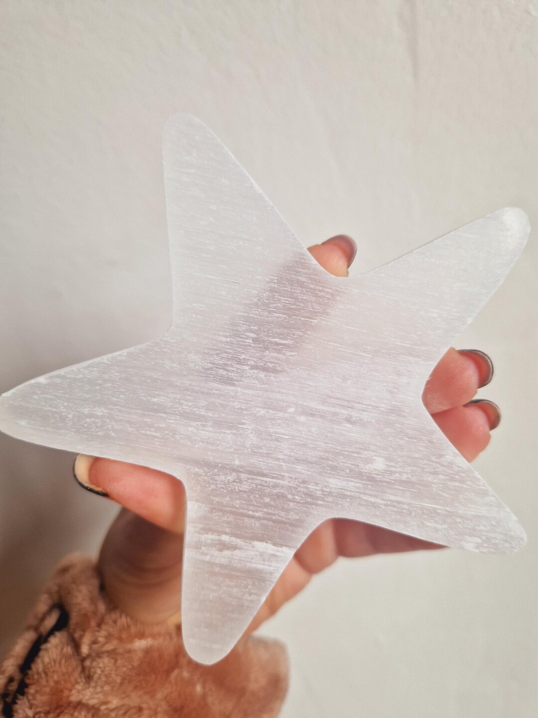 Selenite - Satin Spar Charging Plate for Crystals 10x10cm - Etsy