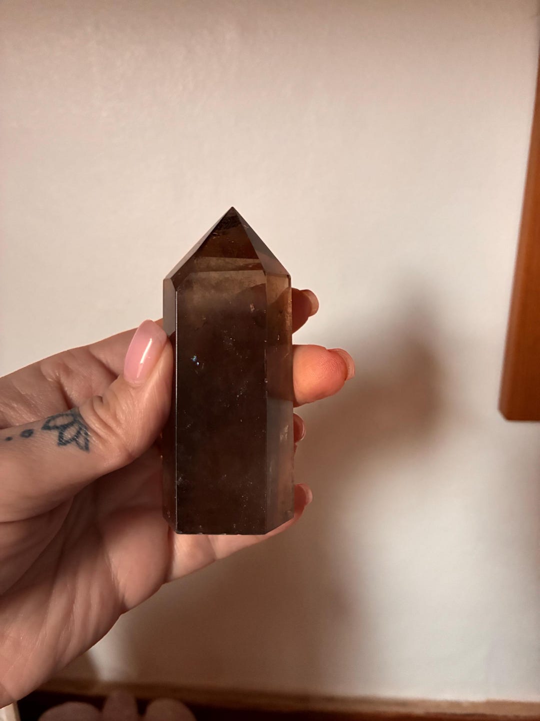 Brazilian Smokey Quartz Point: Grounding Crystal (80mm) - Etsy