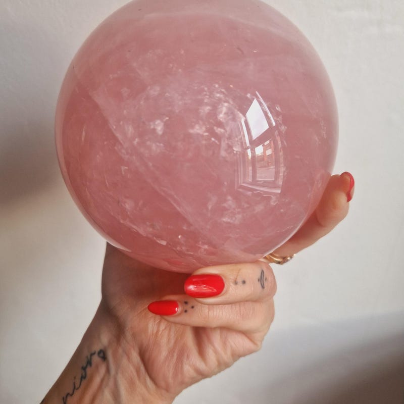 Large Rose Quartz - Etsy