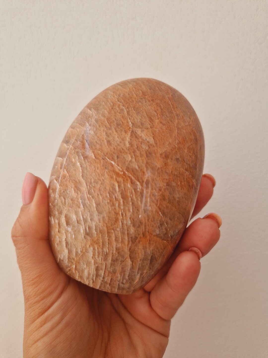 Peach Moonstone Free Form - 100mm- 300g Moonstone Crystal - - Etsy