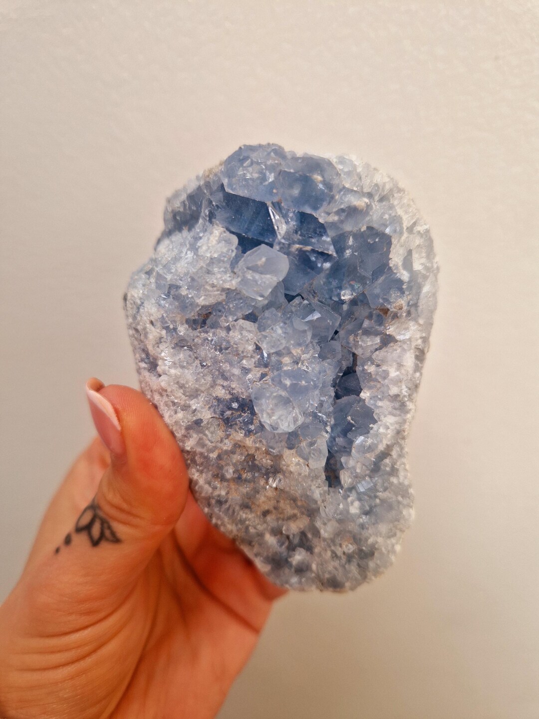 Celestite Angel Healing Crystal: Blue Positive Energy Cluster - Etsy