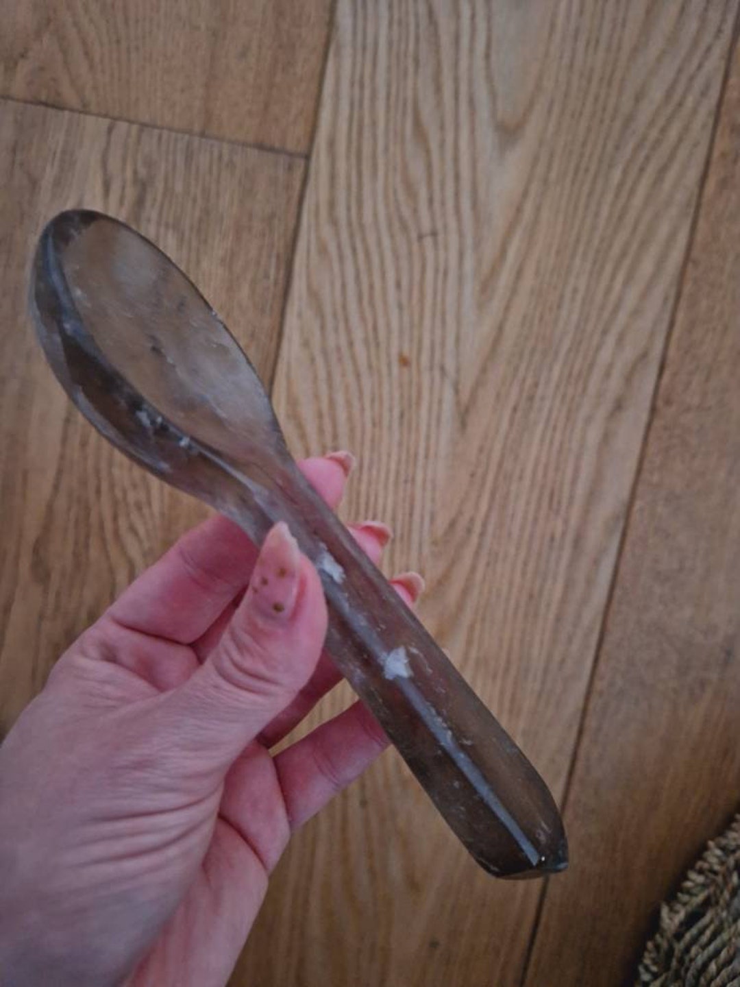 Smokey Quartz Smoky Crystal Spoon 15cm Crystal Rids Negativity - Etsy UK