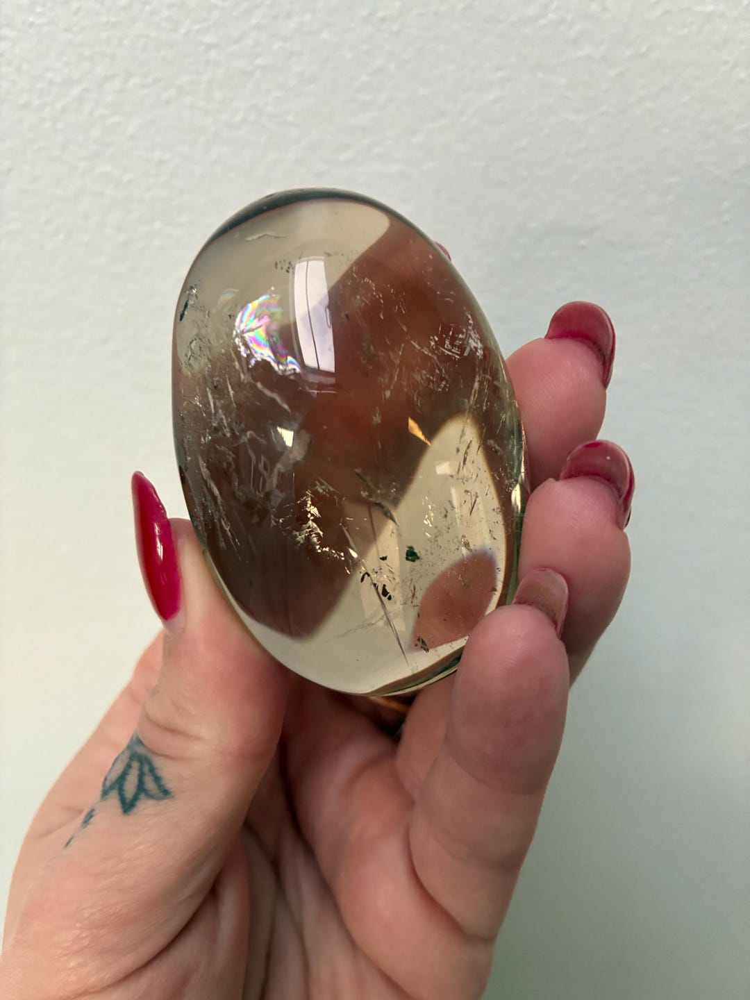Brazilian Smokey Quartz Palm: Grounding Crystal - Etsy