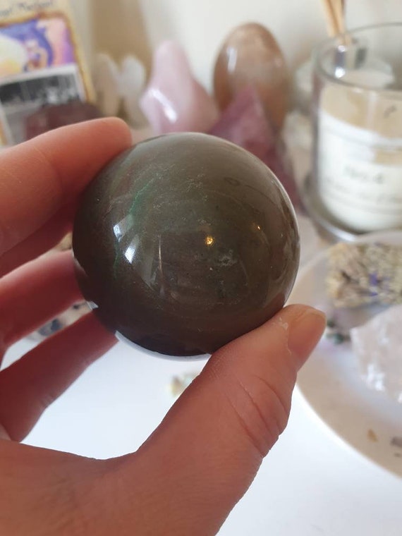 Beautiful Chrysoprase Crystal Sphere 40mm-45mm Crystal for | Etsy
