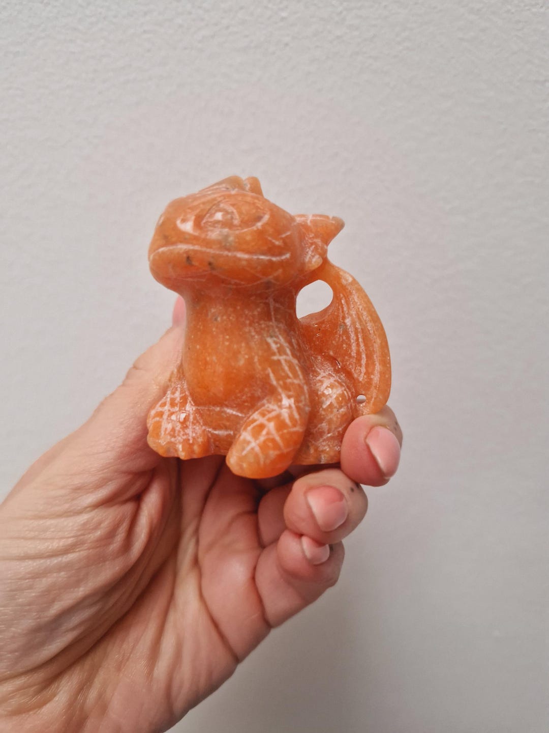 Sunstone Toothless Dragon Crystal Carving Toothless Dragon Carving ...