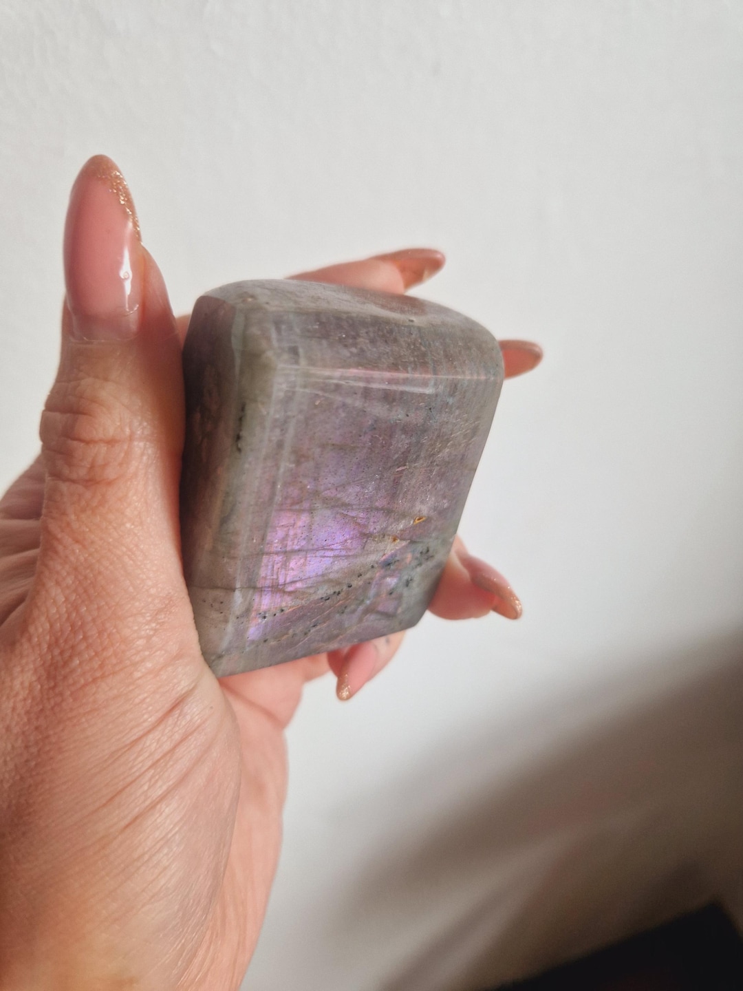 Beautiful Golden and Purple Flash - Sunset Labradorite- Crystal - for ...