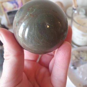 Beautiful Chrysoprase Crystal Sphere 40mm-45mm Crystal for | Etsy