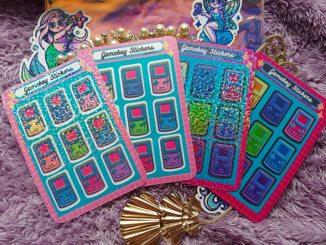Gameboy Sticker Sheets - Etsy