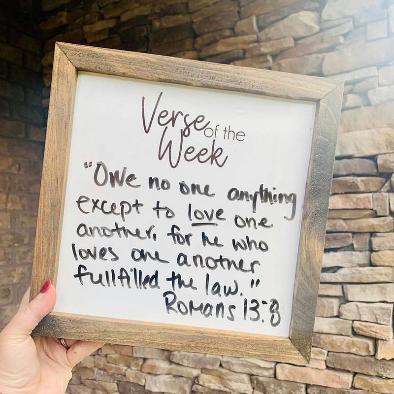 Scripture Wood Sign - Etsy