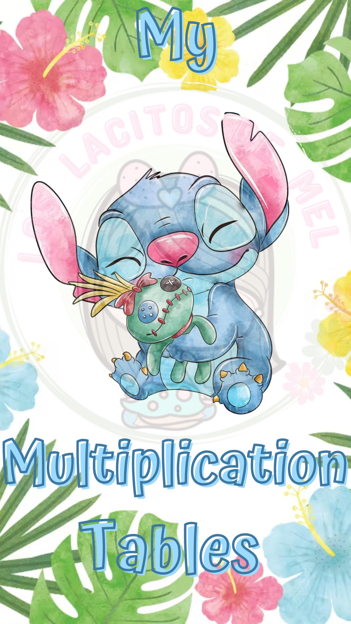 Multiplication Tables-stitch-printable - Etsy