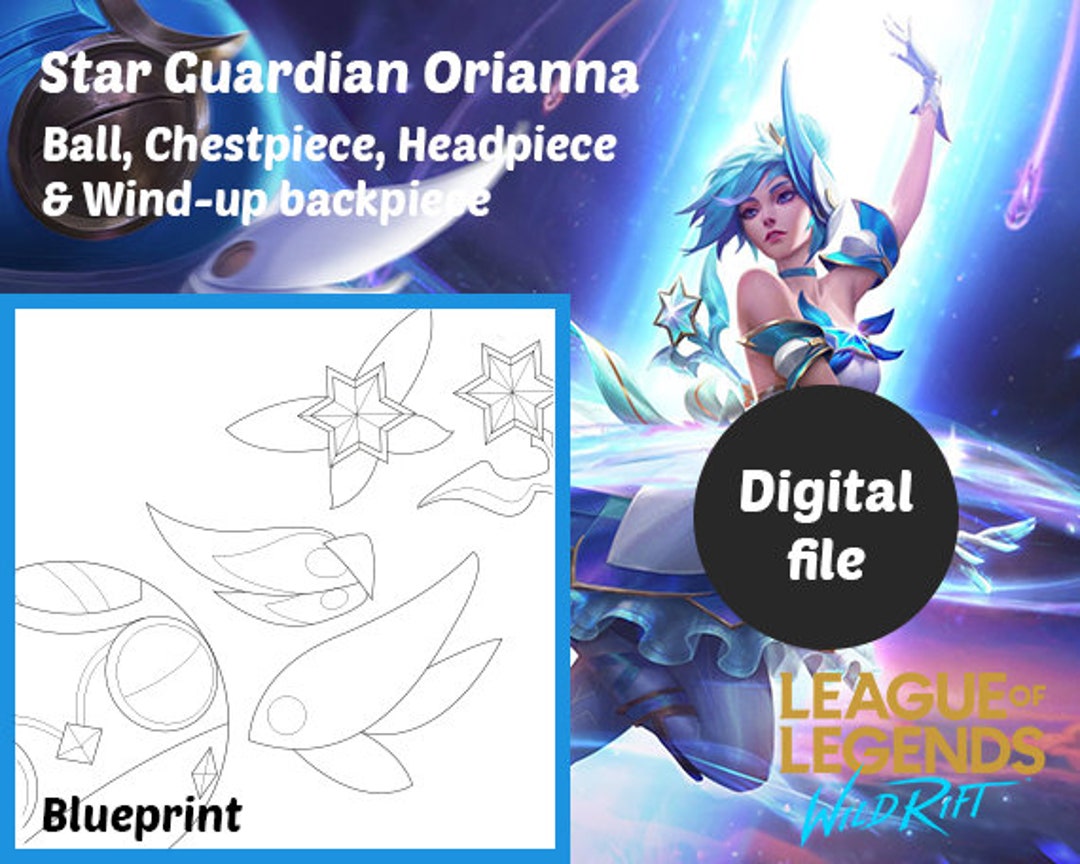 Star Guardian Orianna Package Blueprint - Etsy Ireland