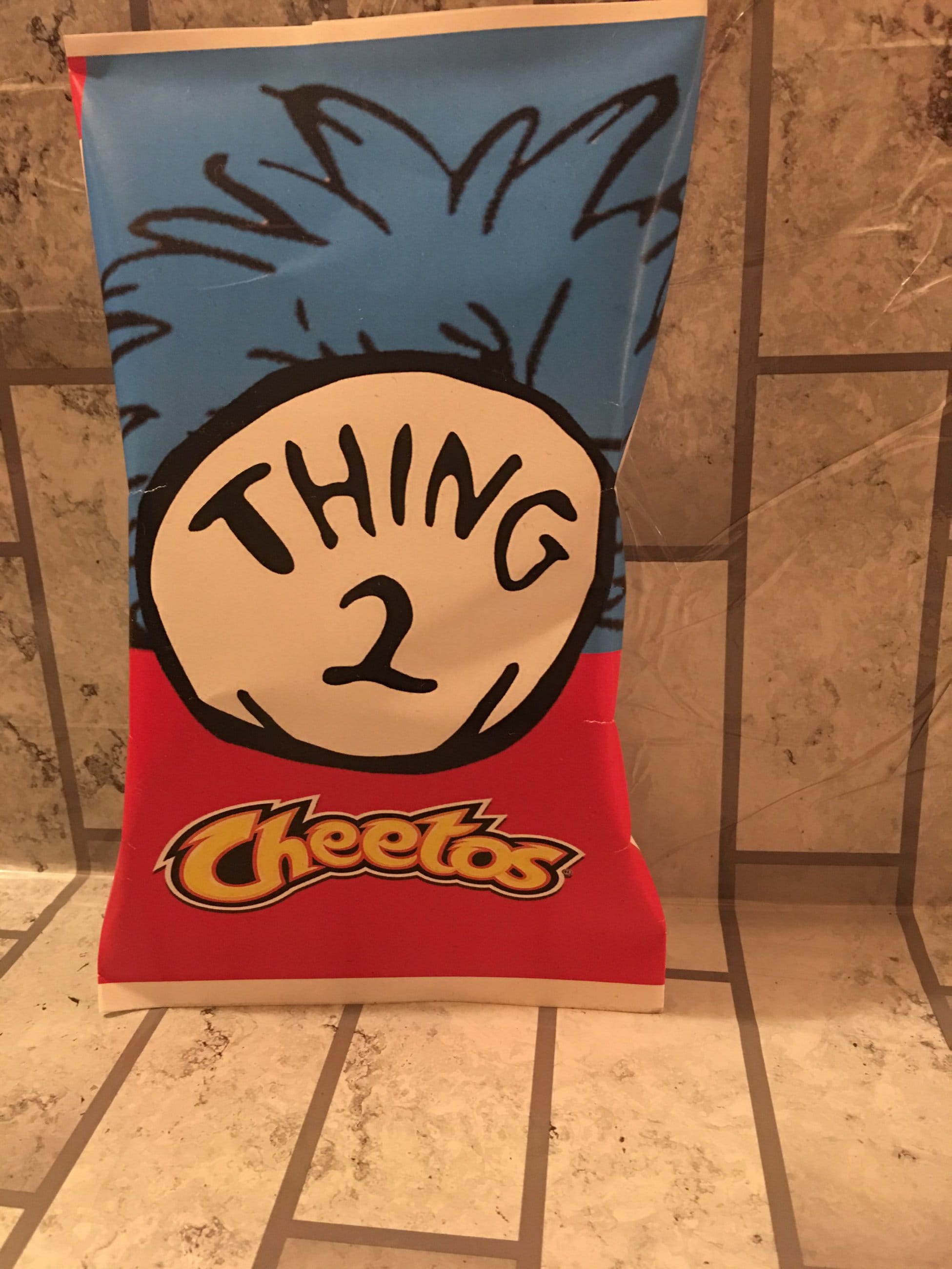 Thing 2 Chip Bag (inspired),thing 2 Theme Inspired, the Custom Favor to ...