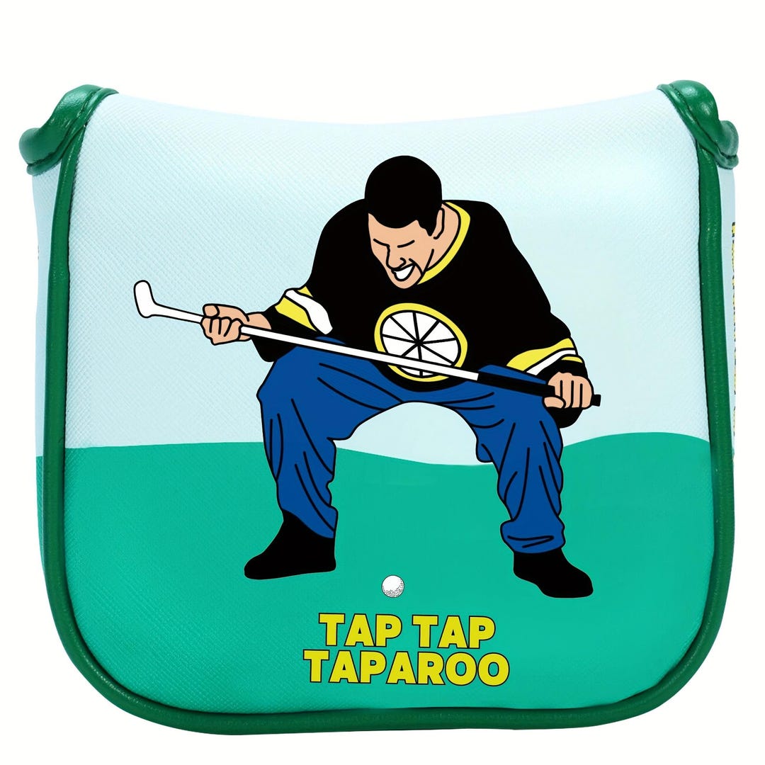 Tap Tap Taparoo Mallet Putter Cover Happy Gilmore Golf Headcover Funny ...