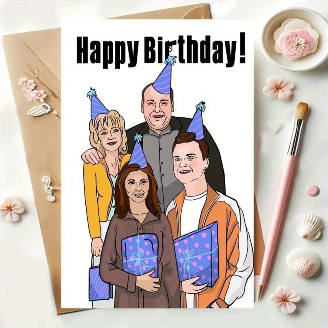 The Sopranos Inspired Birthday Card 4.7 X 7.1 Inches happy Birthday - Etsy