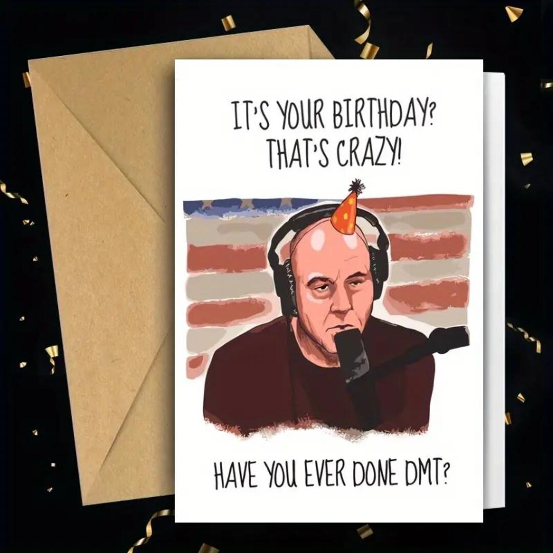 Funny Rogan Birthday Card 4.75 X 7.1 Inch it's Your Birthday That's ...