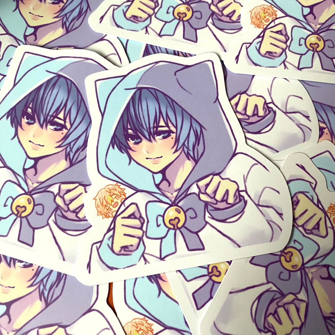 Project Sekai 3 Kitty Toya Vinyl Matte Stickers - Etsy