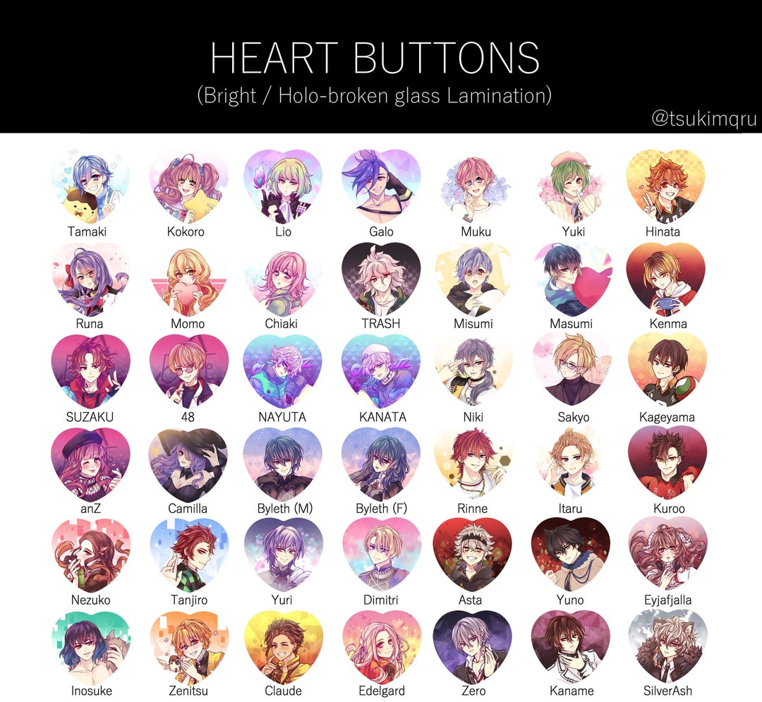 Heart Buttons - Etsy