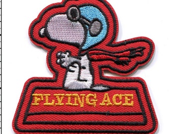 Snoopy Flying Ace Patch - Etsy