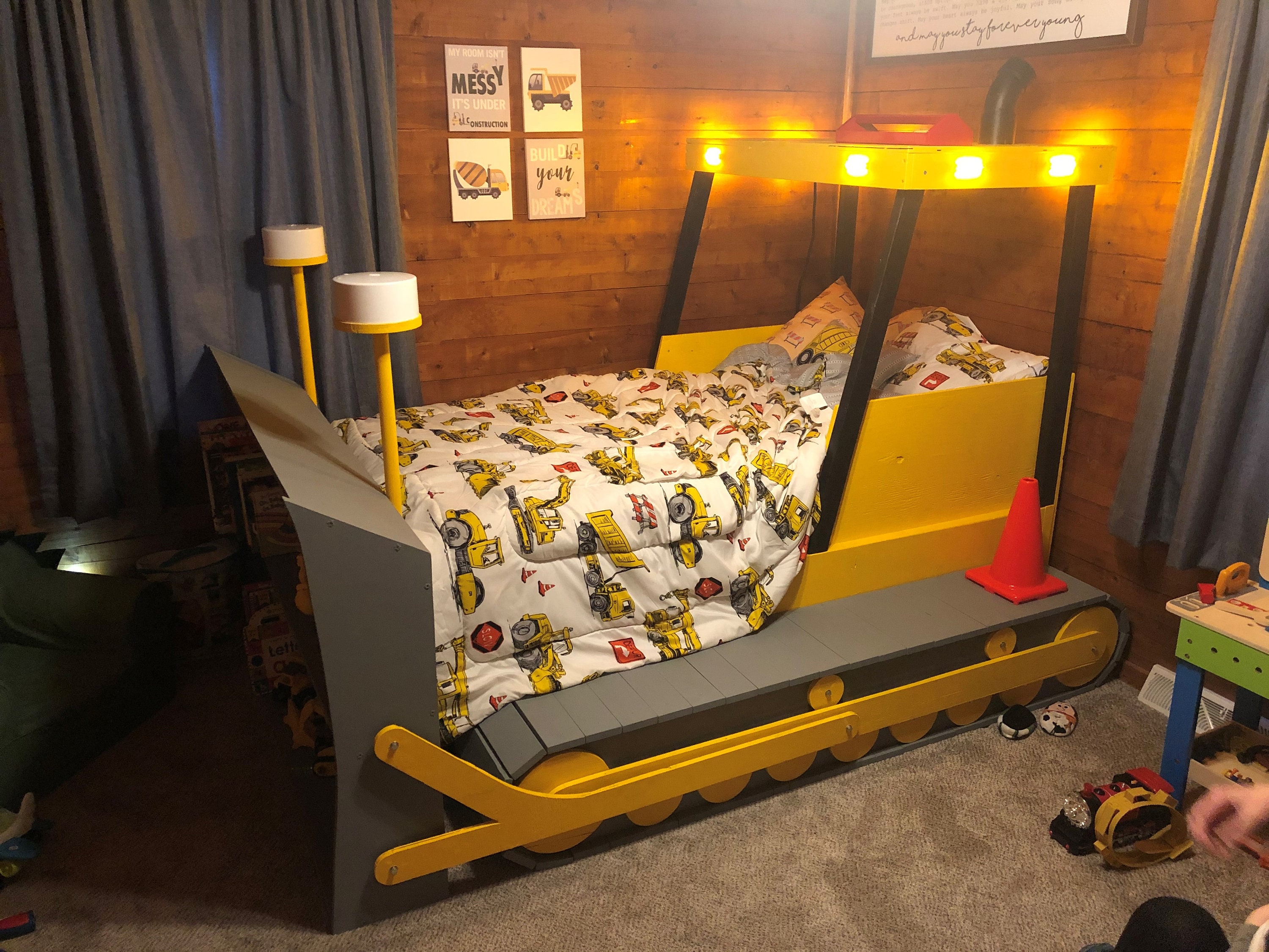 Full Size Bulldozer Bed PLANS plans Only Create a | Etsy