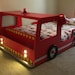 Fire Truck Bed PLANS (plans Only), Create a Fireman Themed Bedroom for ...