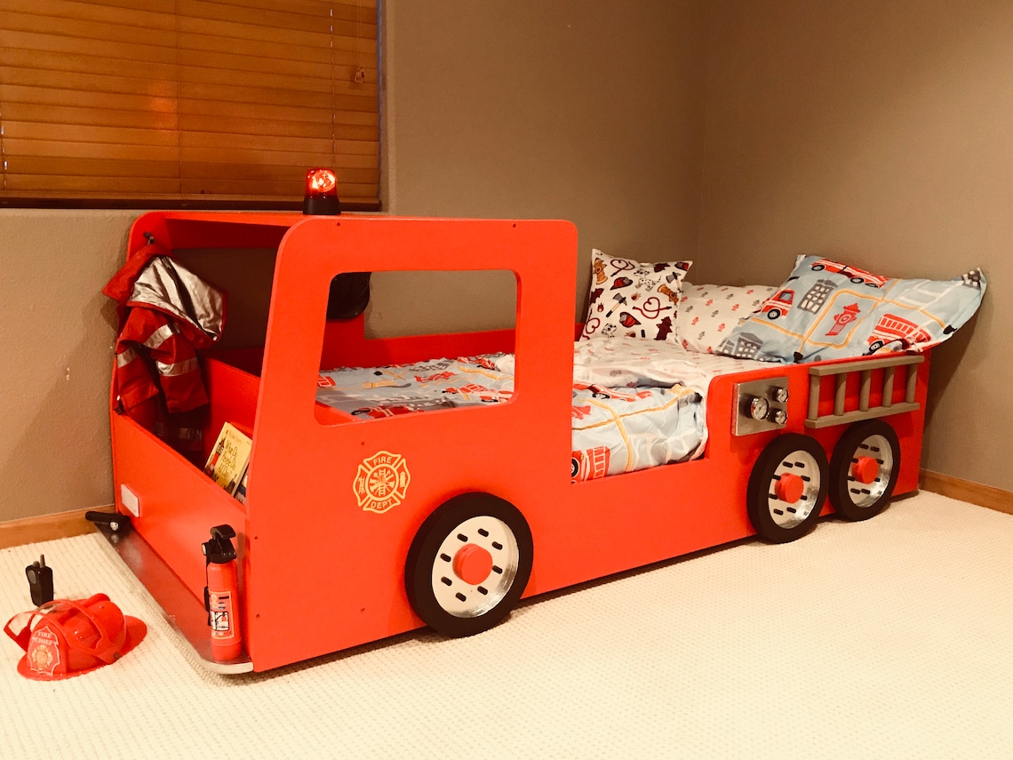 Fire Truck Bed PLANS plans Only Create a Fireman Themed - Etsy
