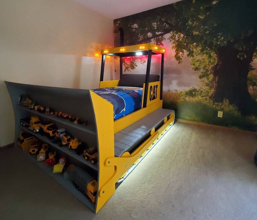 Full Size Bulldozer Bed PLANS Plans Only Create a | Etsy