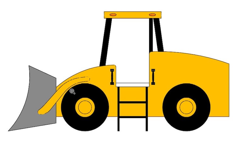 Twin Size Front End Loader Bed PLANS plans Only Create a | Etsy Canada