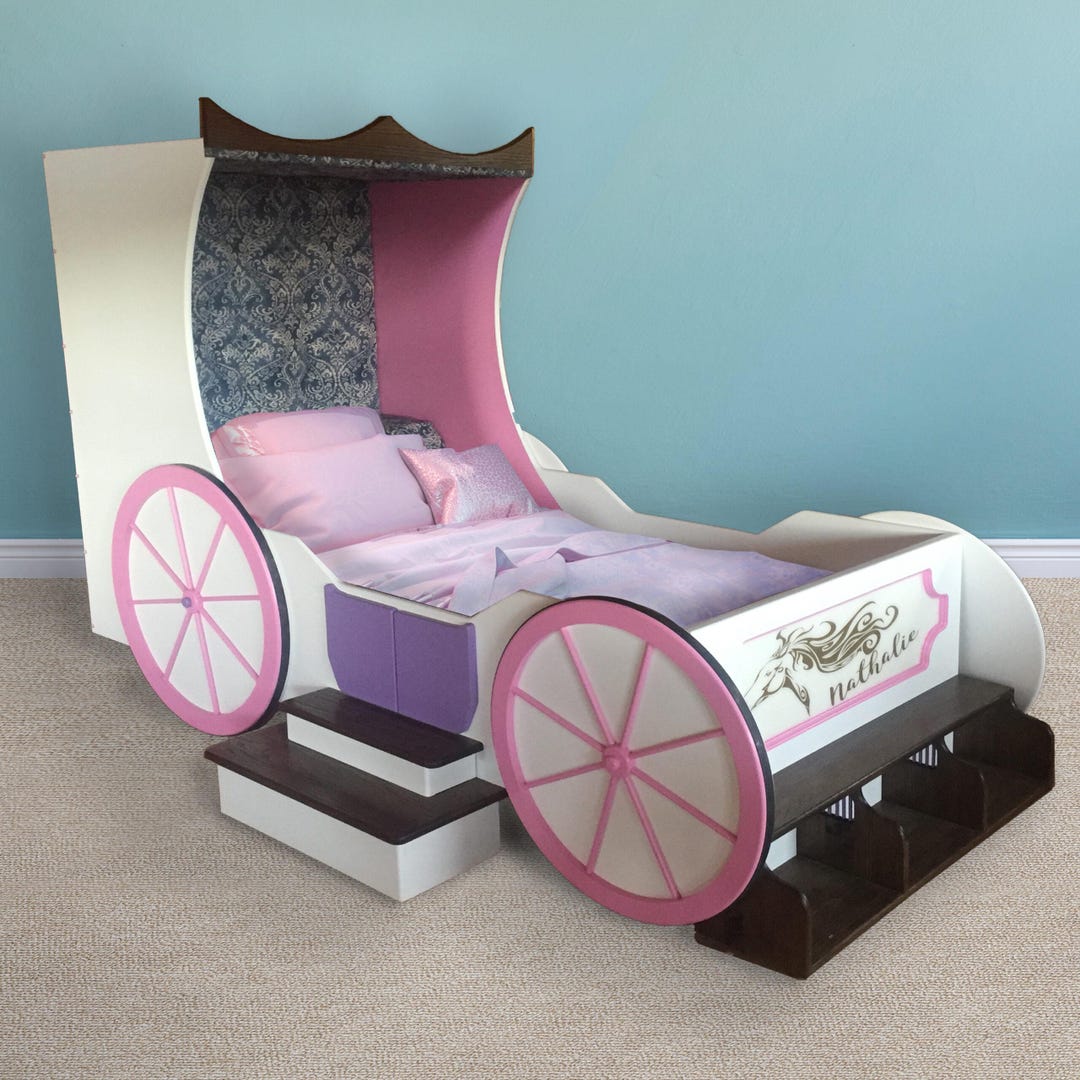 Princess Carriage Bed PLANS (plans Only), Create a Princess Themed ...