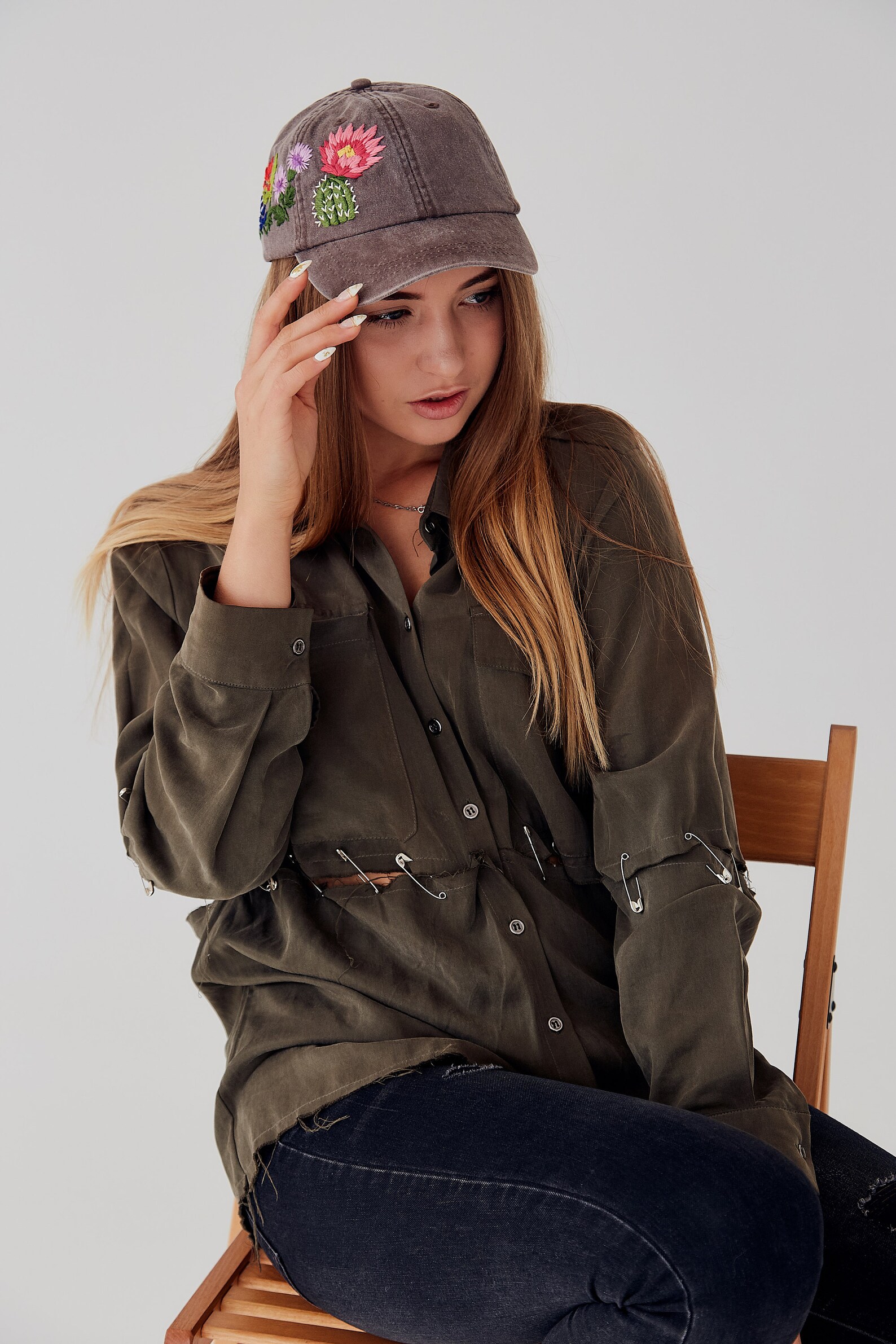 Hand Embroidered Hat Embroidered Flower Hat Embroidery Hat - Etsy Canada