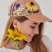 Custom Hand Stitched Hat / Hand Embroidered Hat / Floral Hat / - Etsy