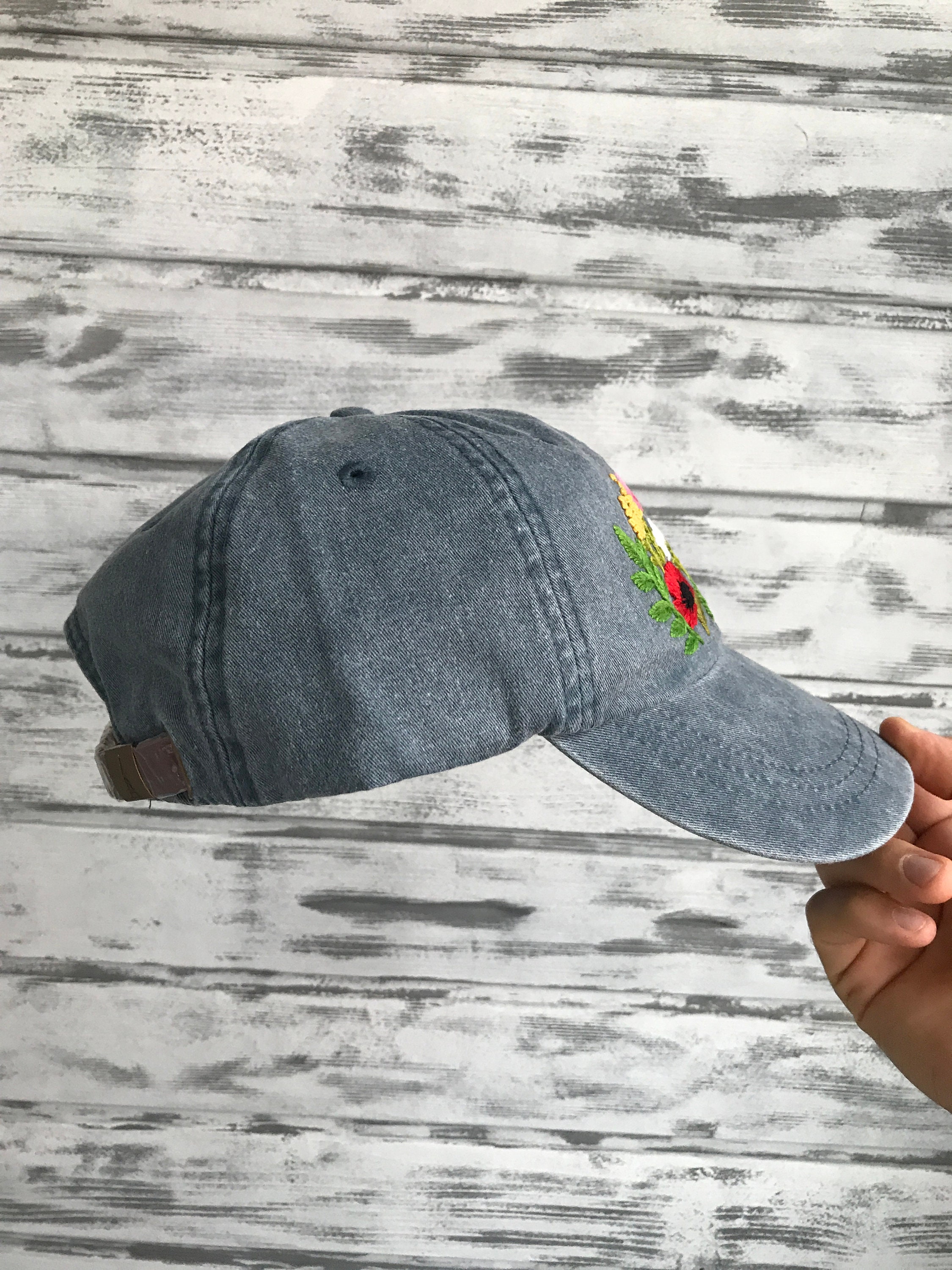 Hand Embroidered Hat Mother's Day Gift Birthday Gifts | Etsy