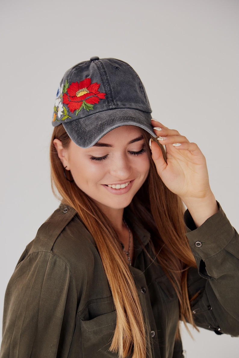 Custom Hand Stitched Hat / Hand Embroidered Hat / Baseball Cap | Etsy