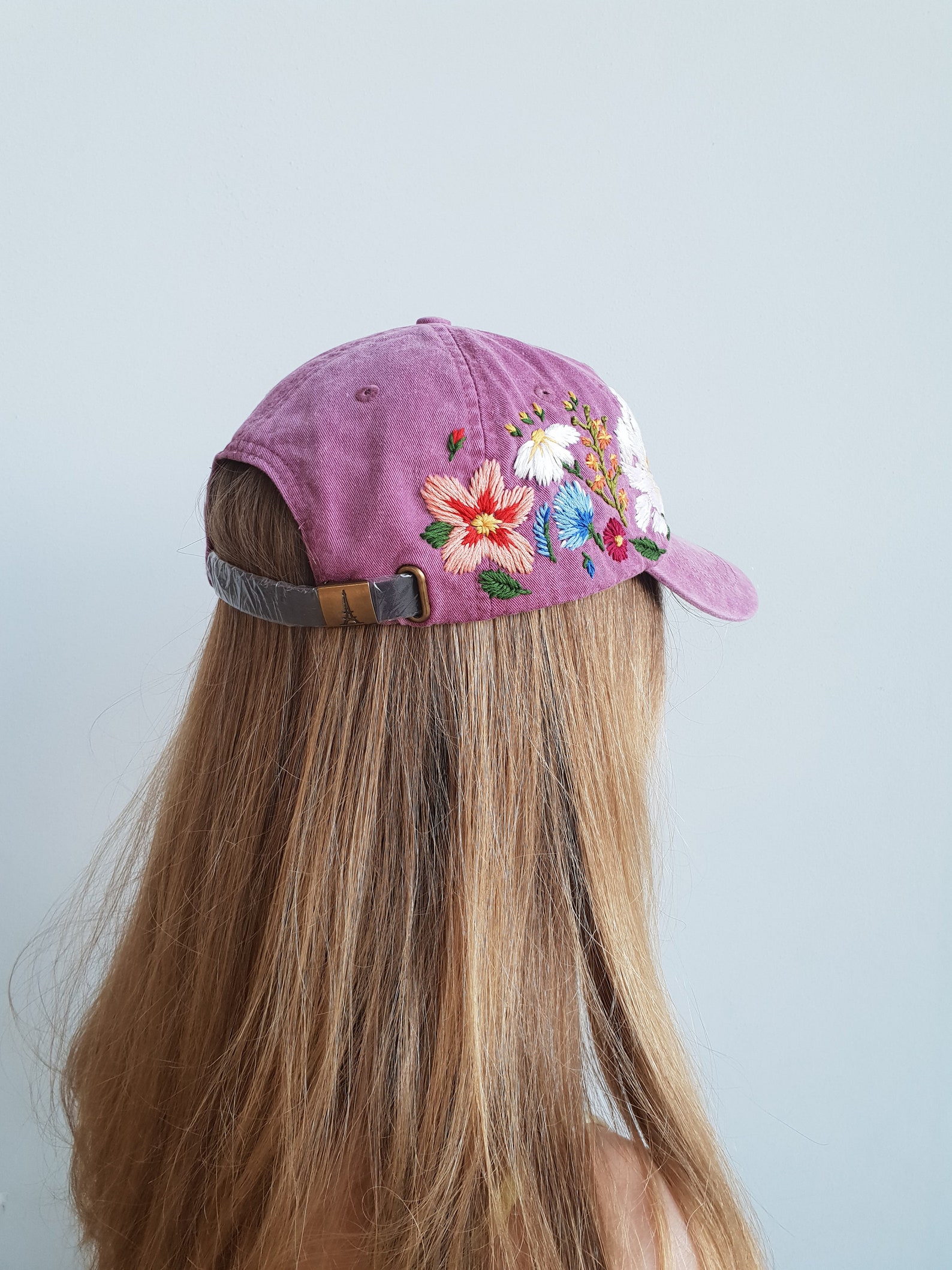 Baseball Hat Embroidered Hat Hand Embroidery Hand - Etsy