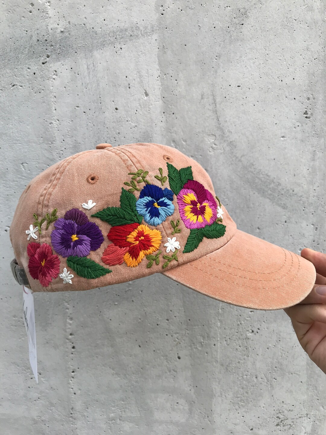 Hand Embroidered Hat, Embroidered Baseball Caps, Custom Embroidered Hat ...