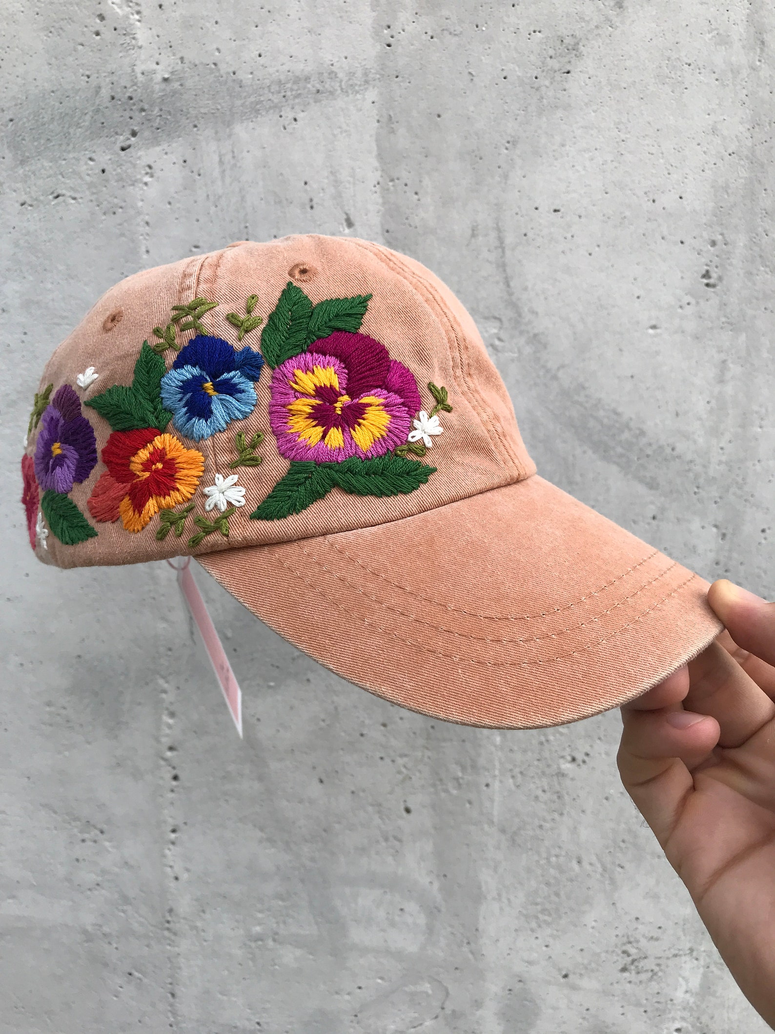 Hand Embroidered Hat Embroidered Baseball Caps Custom - Etsy