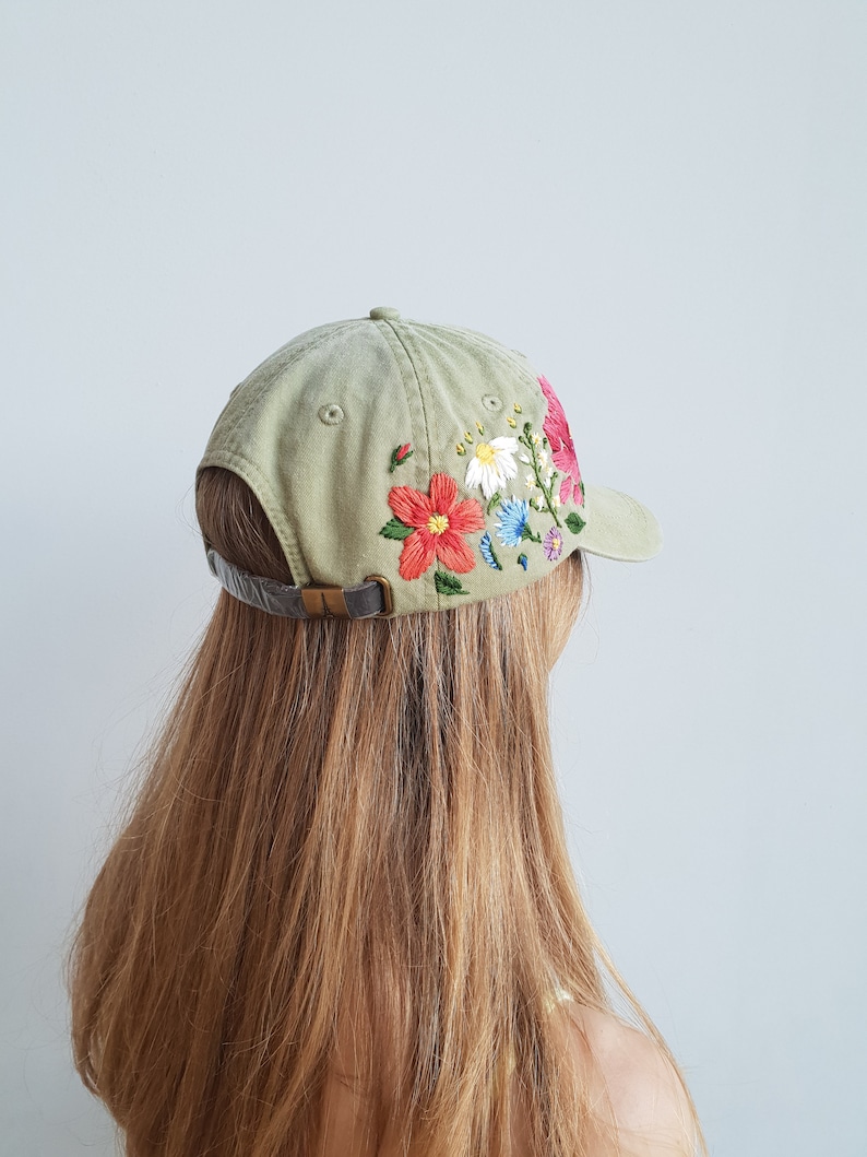 Personalize Gift Baseball Women Cap Hand Embroidered Hat - Etsy