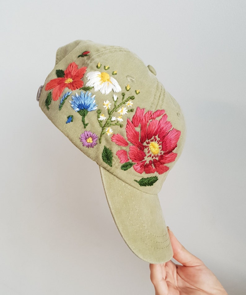 Personalize Gift Baseball Women Cap Hand Embroidered Hat - Etsy